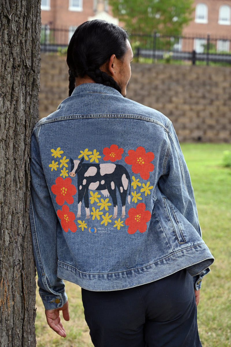 Mercy For Animals Denim Jacket, Cow – ShopMFA.com