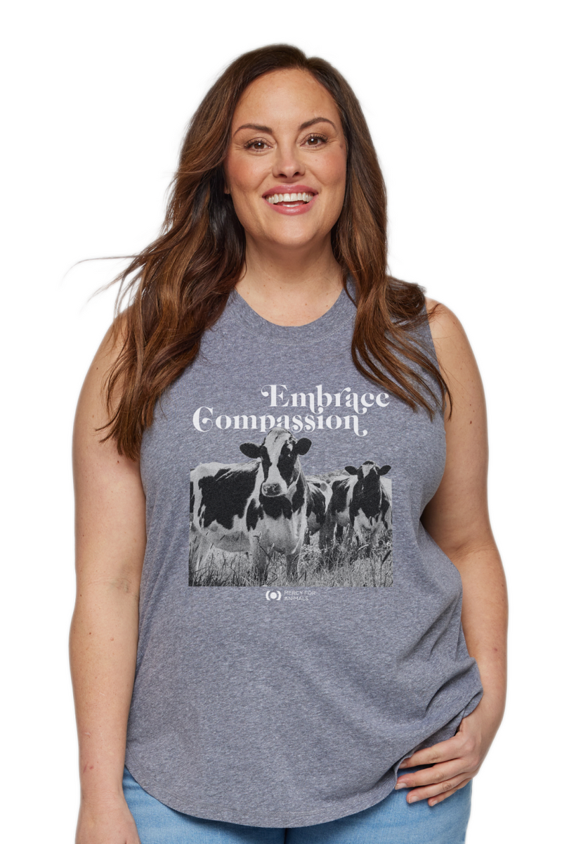 ‘Embrace Compassion’ Full-Figure Tank, Fitted – ShopMFA.com